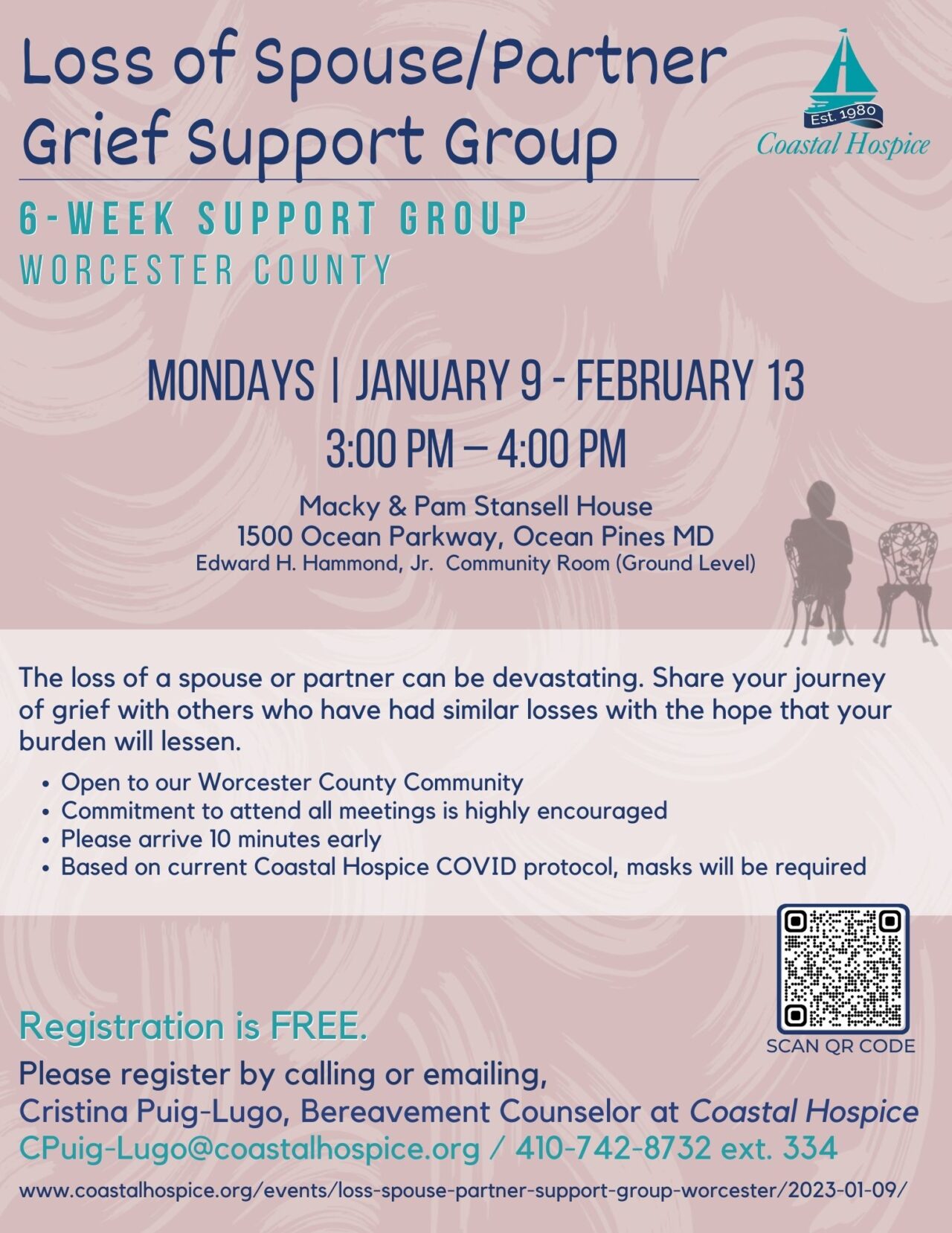 Loss of Spouse/Partner Grief Support Group - Worcester County - Coastal ...