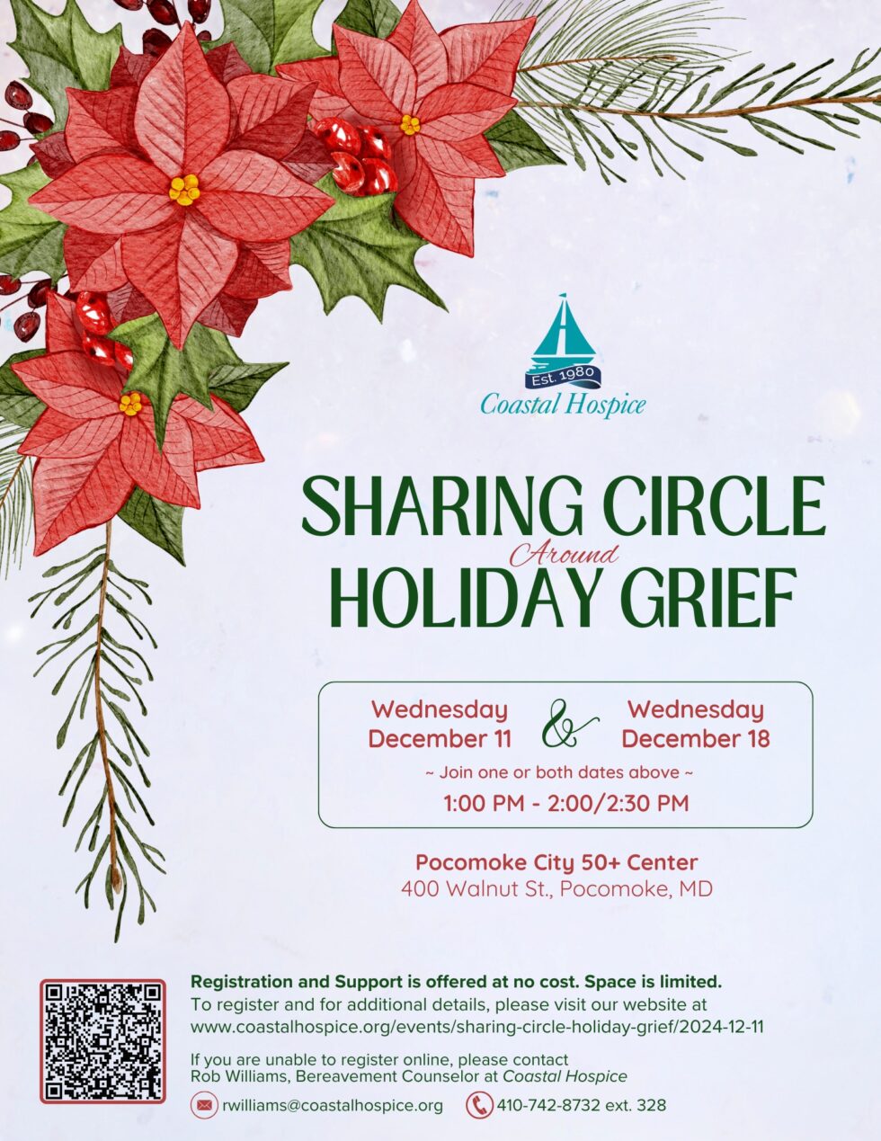 Sharing Circle Around Holiday Grief - Coastal Hospice