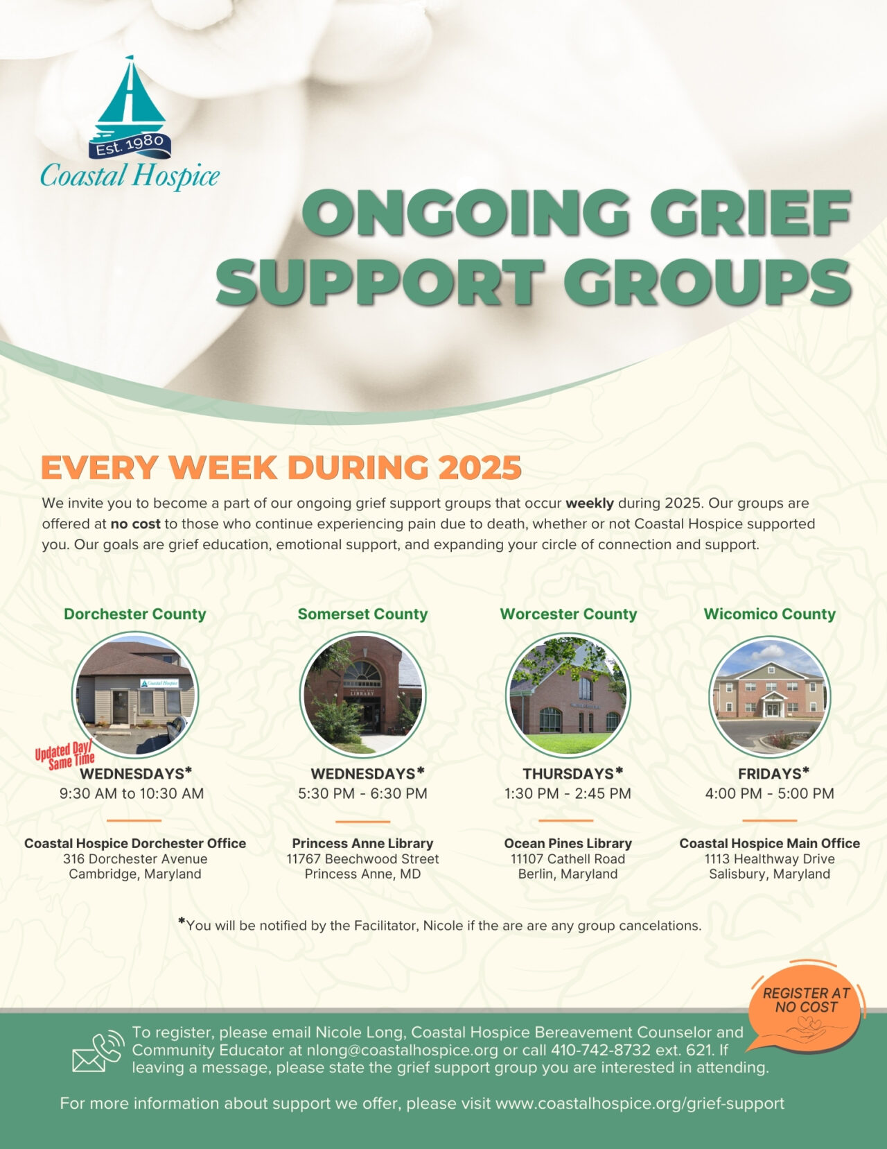 Grief Support - Coastal Hospice